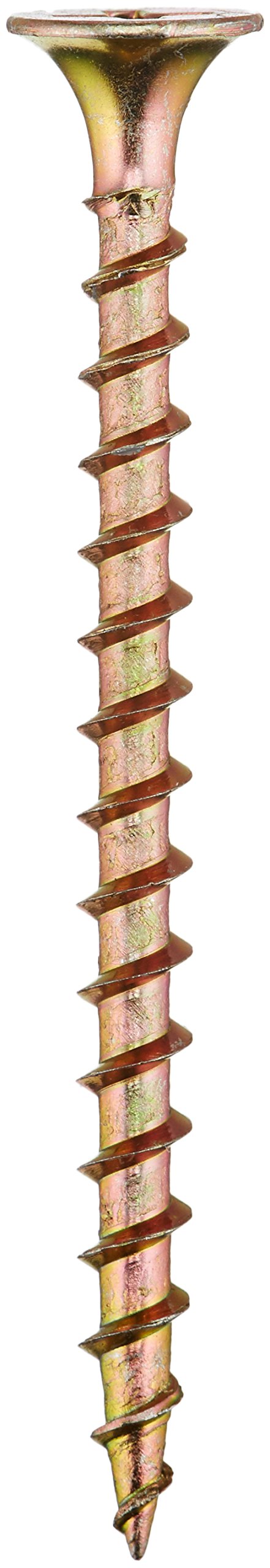 The Hillman Group 47673 6-Inch x 2-Inch All Purpose Wood Screw with Phillips Drive, 1-Pound, Yellow