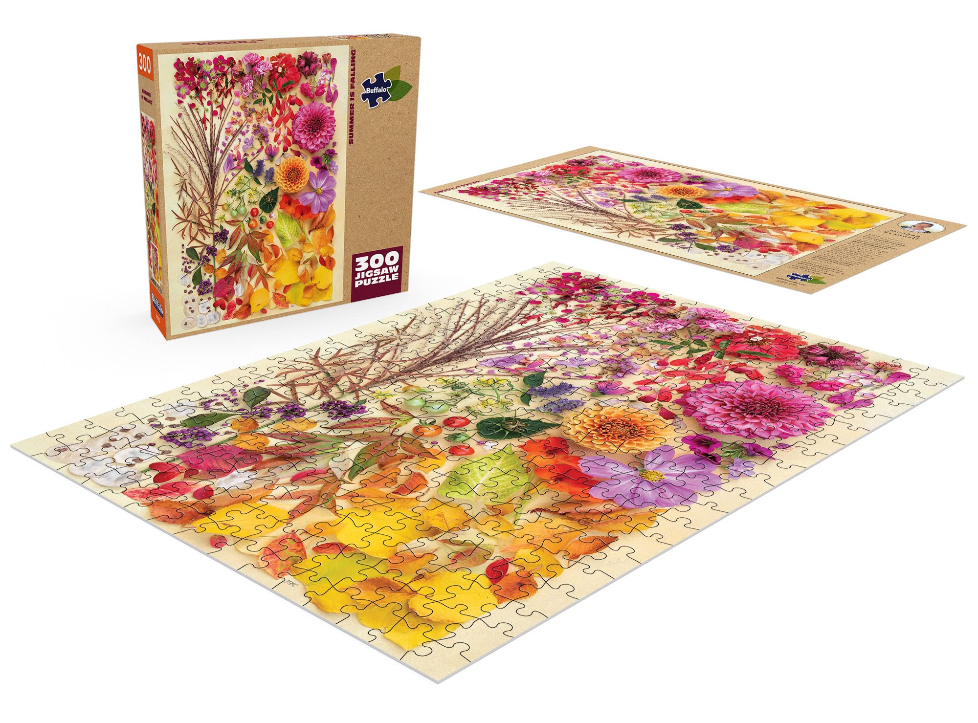 Buffalo Games - Sustainable Collecton - Meghan Crandall - Summer is Falling - 300 Large Piece Jigsaw Puzzle