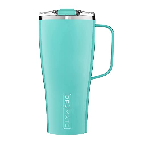 BrüMate Toddy XL - 32oz 100% Leak Proof Insulated Coffee Mug with Handle & Lid - Stainless Steel Coffee Travel Mug - Double Walled Coffee Cup (Neon Pink)