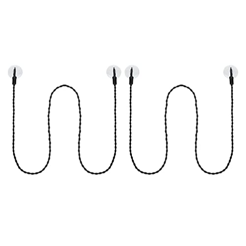 LIFKOME Portable Clothes Line 2pcs Retractable Clothesline with Suction Cup Hooks Windproof Travel Clothesline Laundry Clothes Line Outdoors Clothesline Retractable Clothes Line