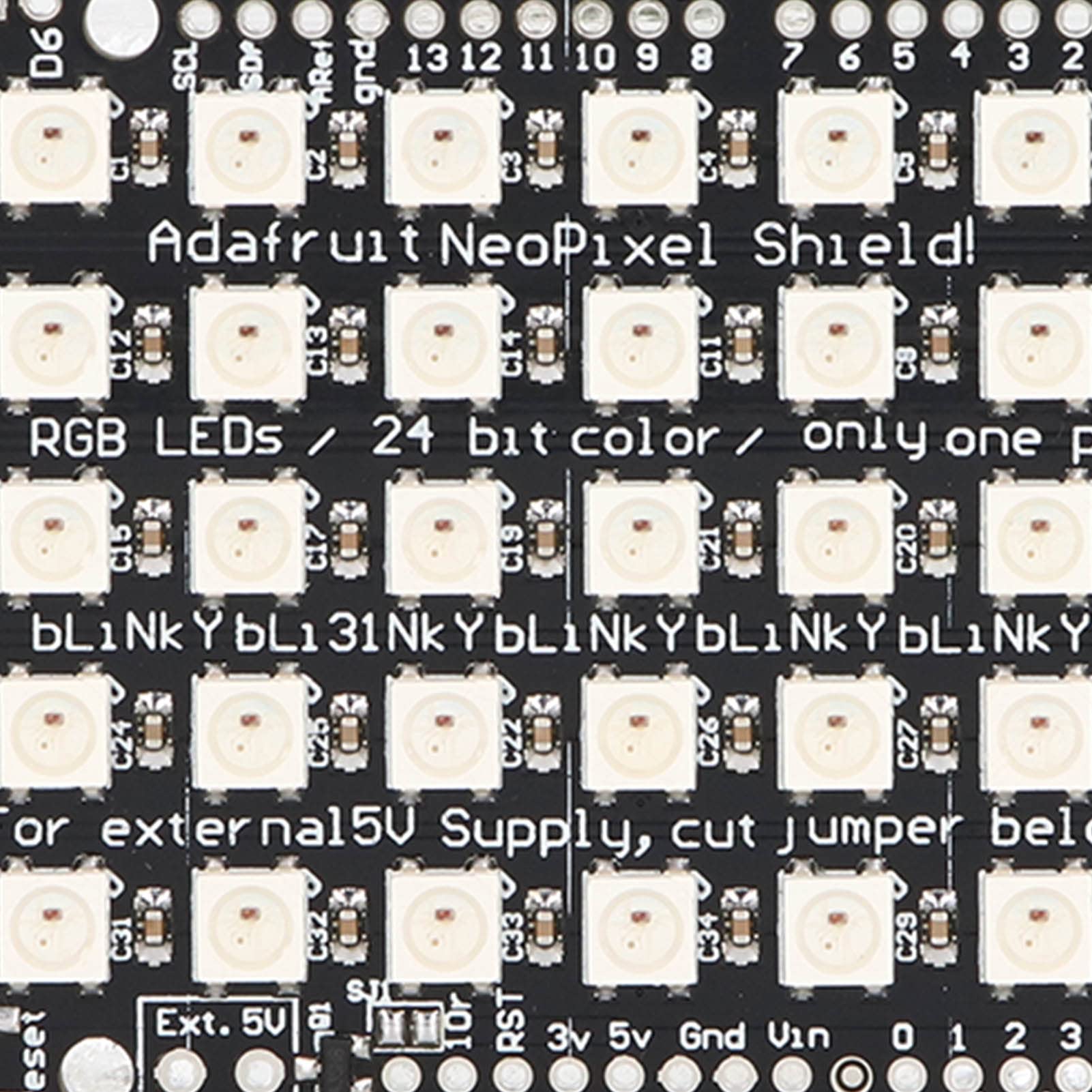 Color Light Development Board, Full Color 40 Bits WS2812B 5050 RGB LED Driver for Hotel for Bars