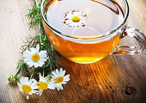 Cha4Tea 36-Count Pure Camomile Herbal Tea Pods for Keurig K-Cup Brewers - Bedtime/Sleep-well/Nightly Calm/Relaxing Tea