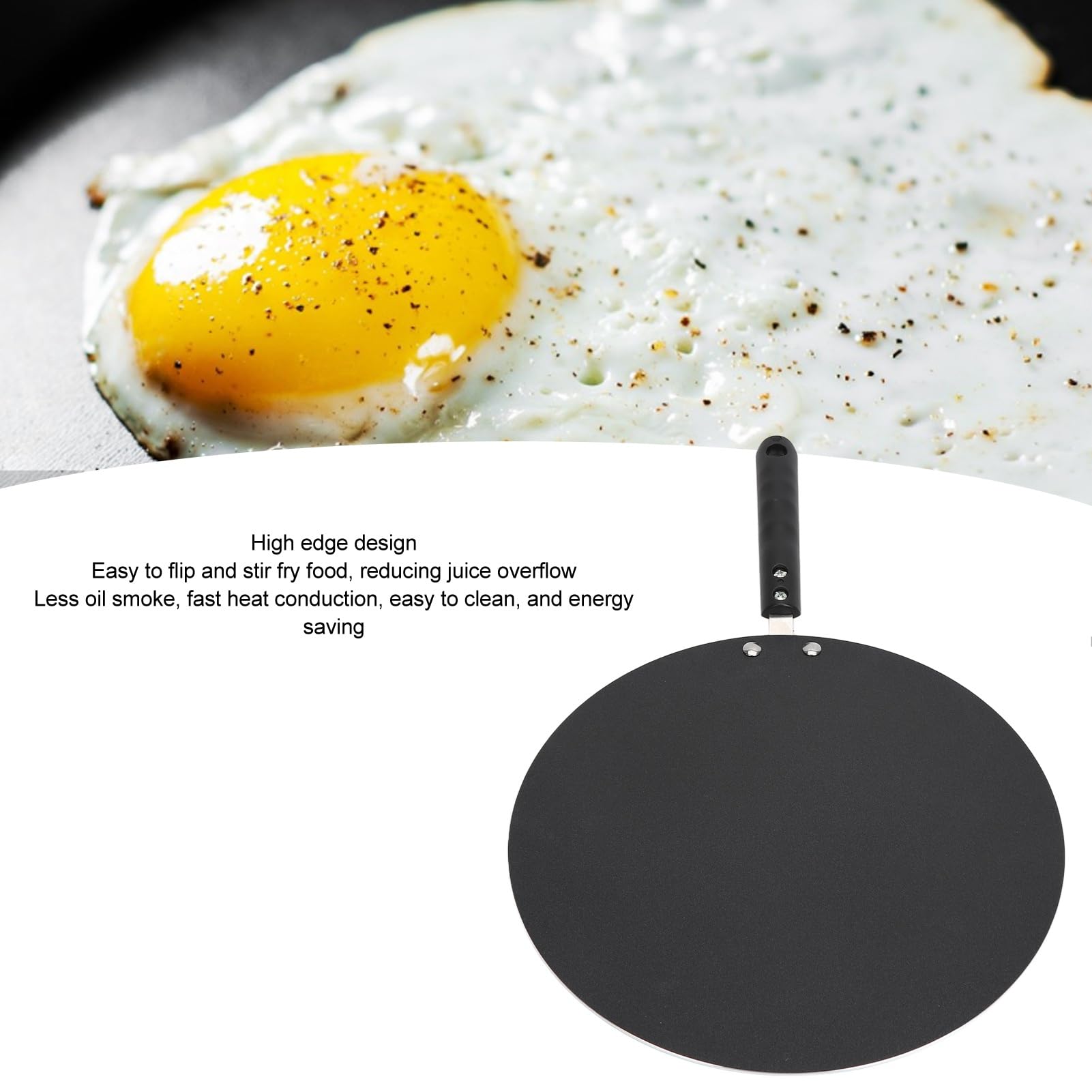 Nonstick Crepe Pan, Crepe Pan Nonstick Dosa Pan Skillet Pan Auluminium Pancake Griddle Pan Tortilla Pan Griddle Pan for Stove Top Tawa Pan for Roti Indian
