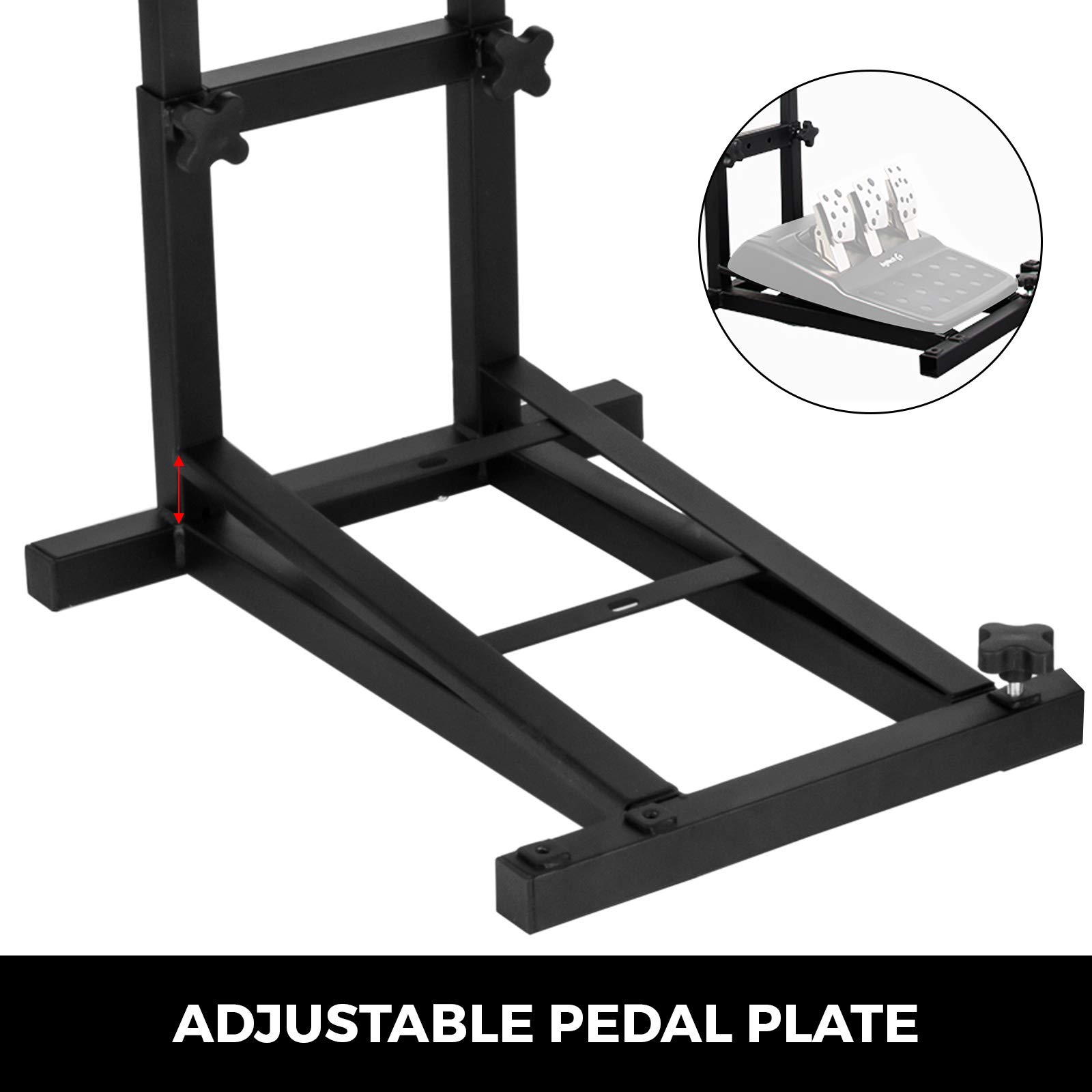 VEVOR G29, G27 and G25 Racing Simulator steering stand GT Racing Simulator steering stand, wheel support and pedal not included