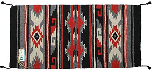 Onyx Arrow Southwest Décor Area Rug, 20 x 40 Inches, Durango Red, Gray, Black