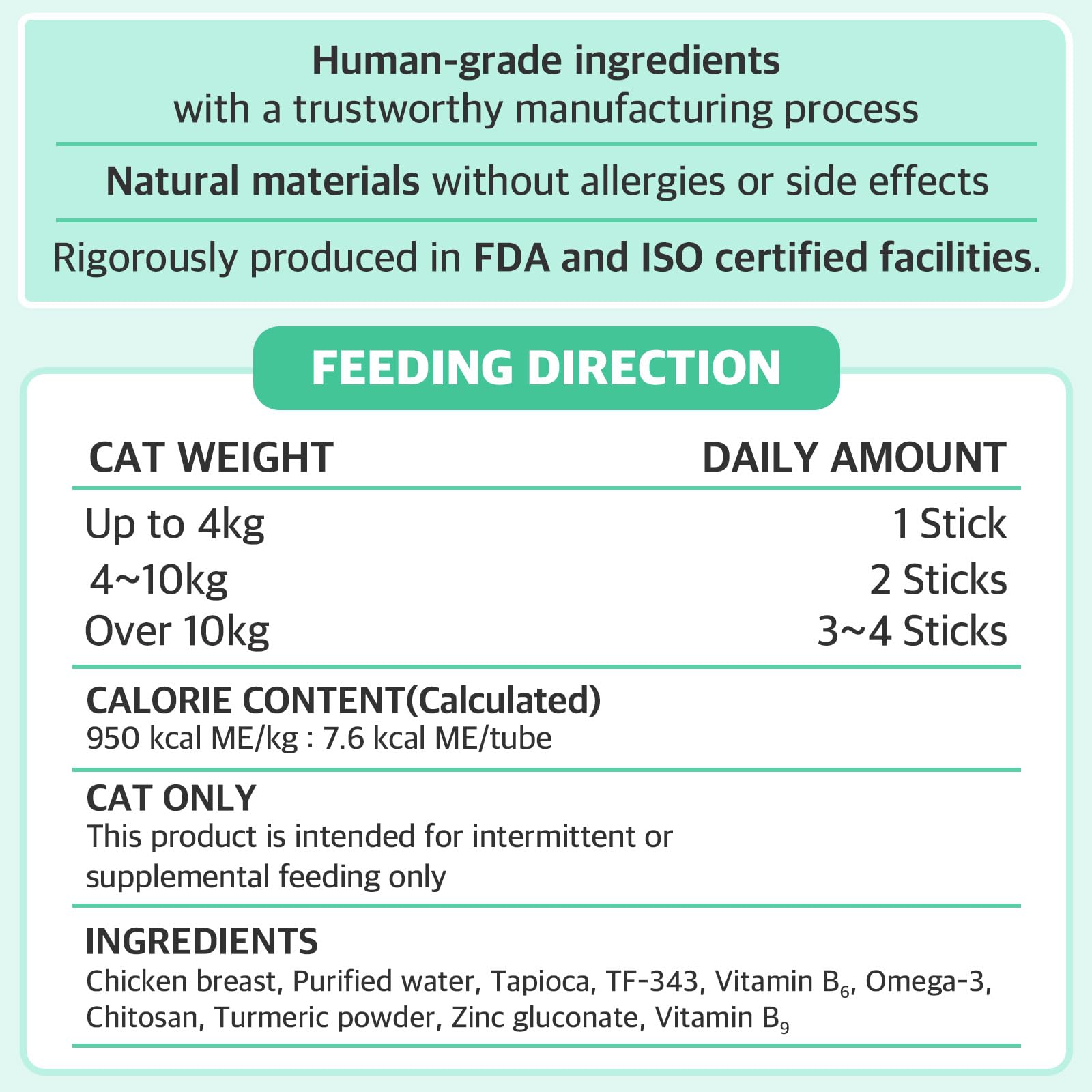 Doctorby Cat Breath Bronchial Supplements - Cat Nose Relief Sneezing runny Nose Drops Respiratory Function & Immune Support with TF-343-30 Individually Packaged (1 Pack (30 Count)), Chicken