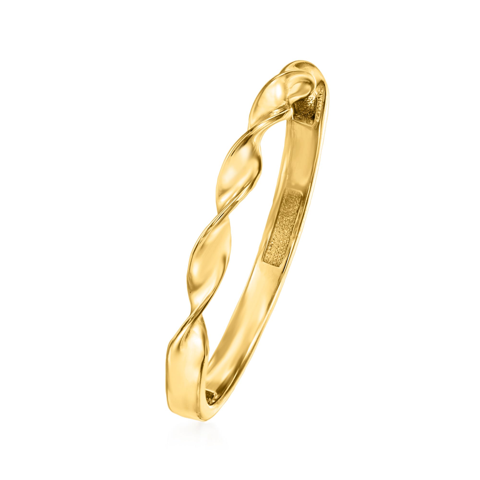 Canaria 10kt Yellow Gold Twisted Ring. Size 9