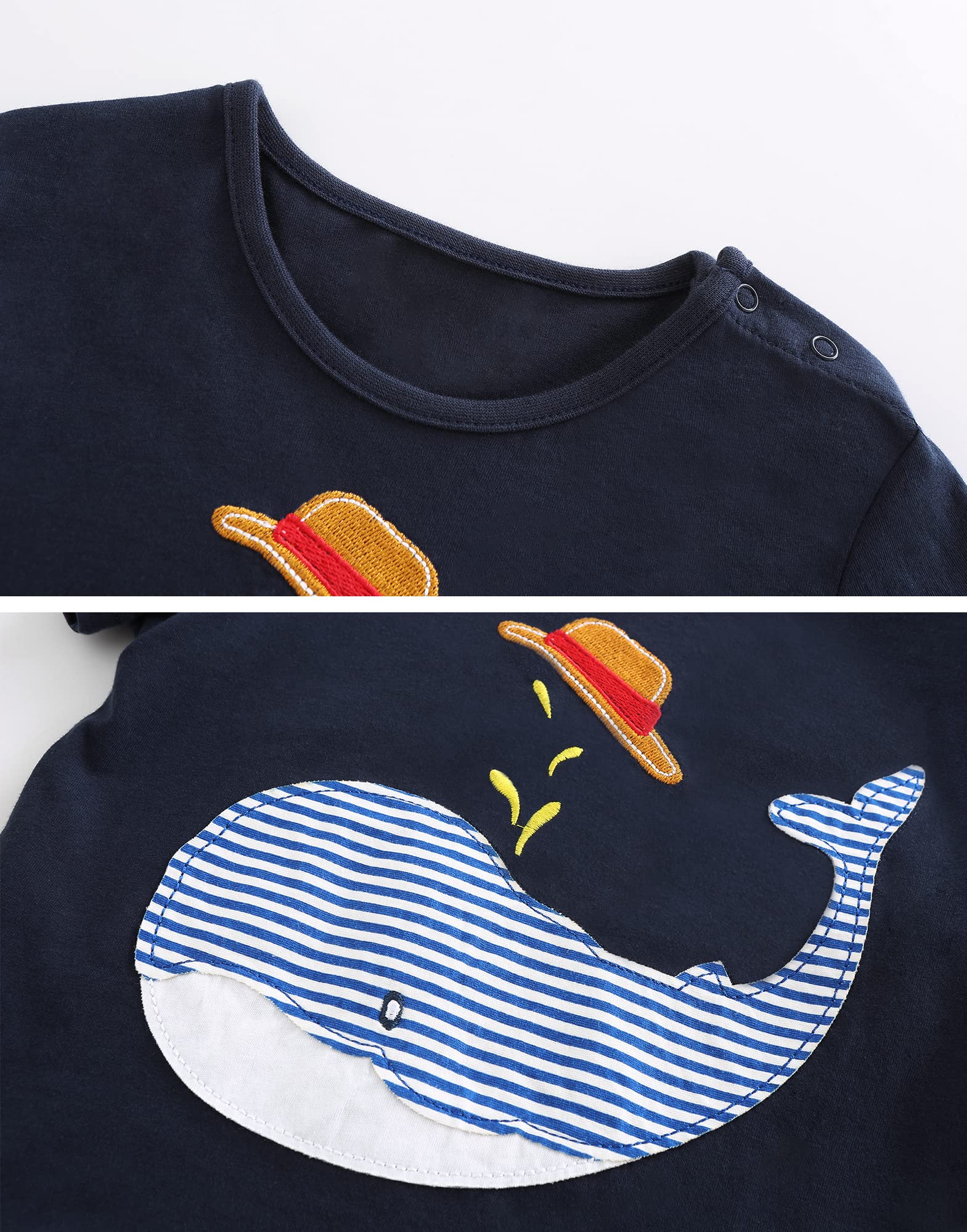 Haydendear Toddler Boys Short Sleeve T-shirts Tee and Shorts Set Summer Clothes 2001QZ(3T)