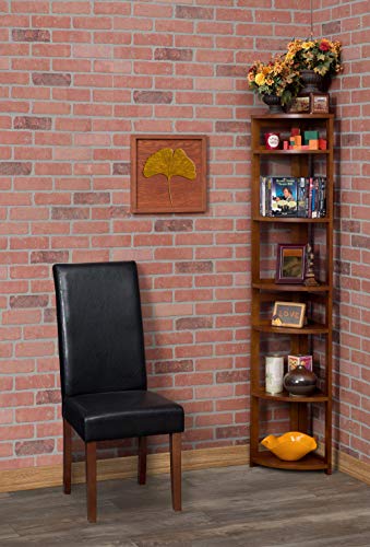Regency Flip Flop 67-inch High Corner Folding Bookcase- Cherry