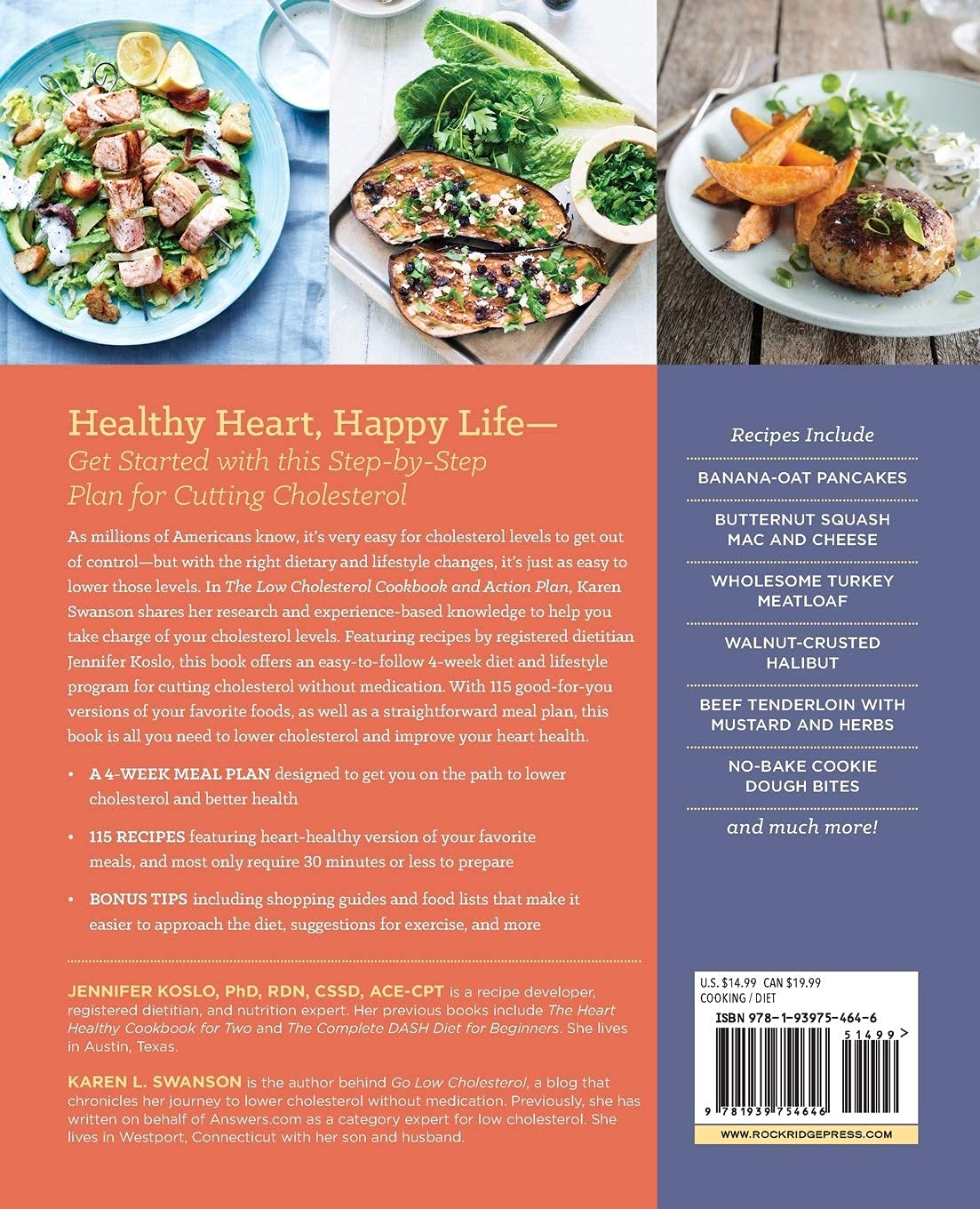 The Low Cholesterol Cookbook and Action Plan: 4 Weeks to Cut Cholesterol and Improve Heart Health