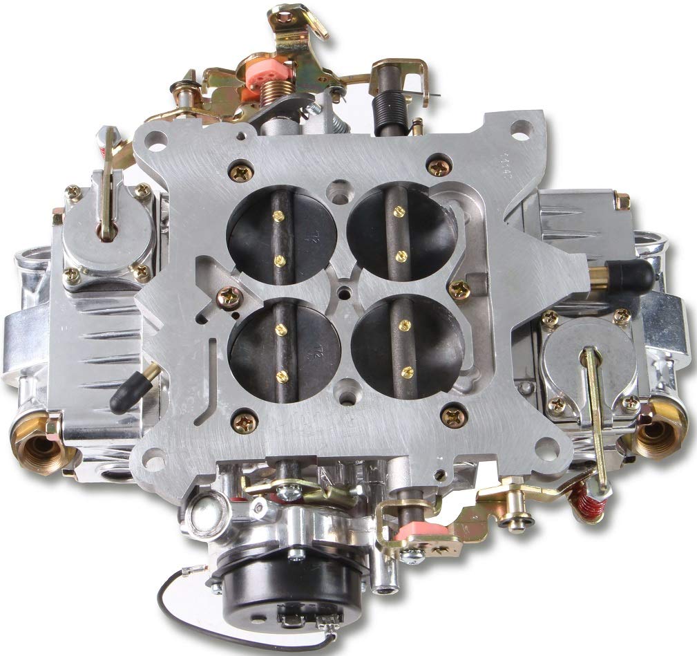 NEW HOLLEY 650 CFM DOUBLE PUMPER CARBURETOR,SHINY ALUMINUM,MODEL 4150,ELECTRIC CHOKE,MECHANICAL SECONDARIES,COMPATIBLE WITH GASOLINE