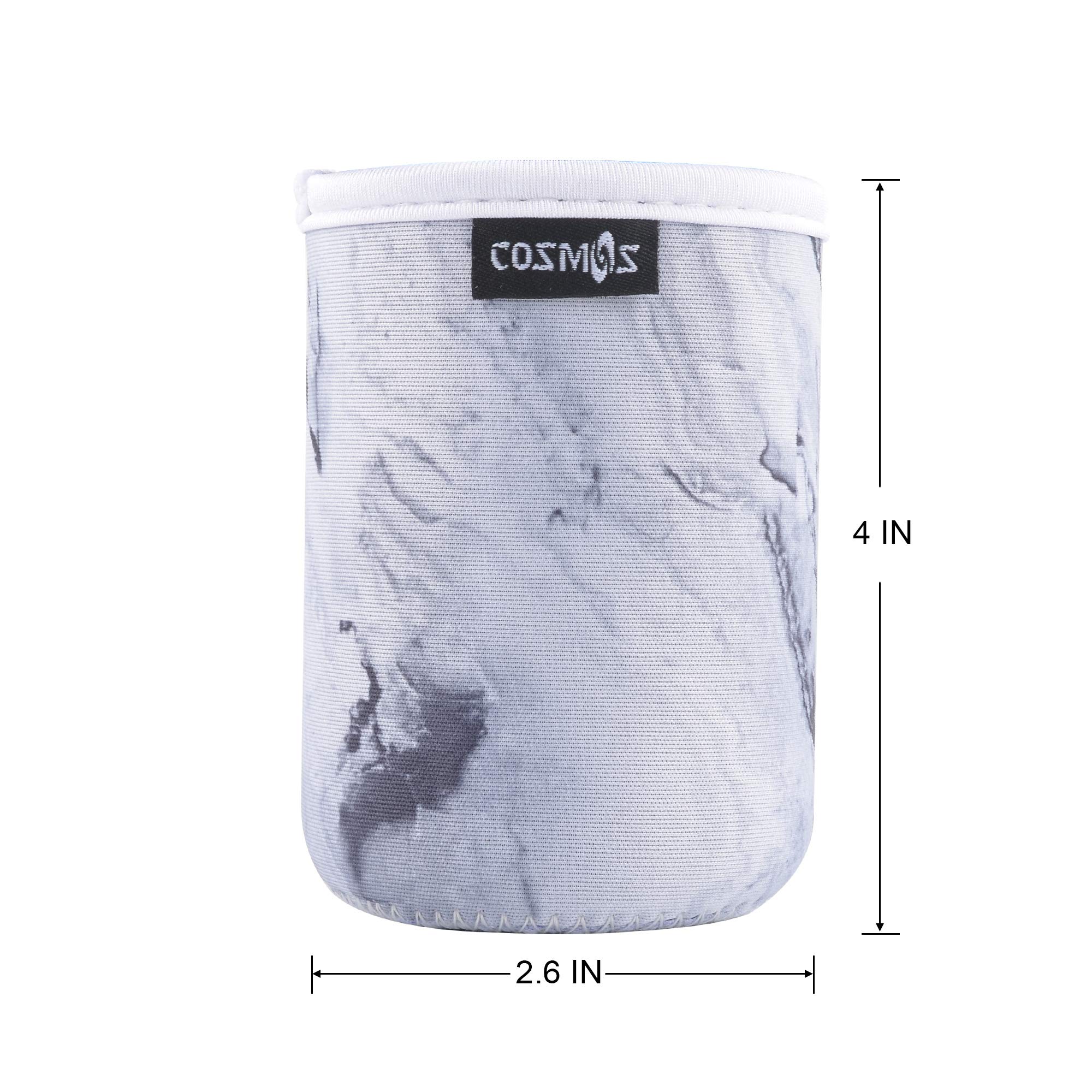 CM Soft Neoprene Standard Beverage Can Sleeves Insulators Regular Standard Can Covers for Standard 12 Fluid Ounce Drink & Beer Cans