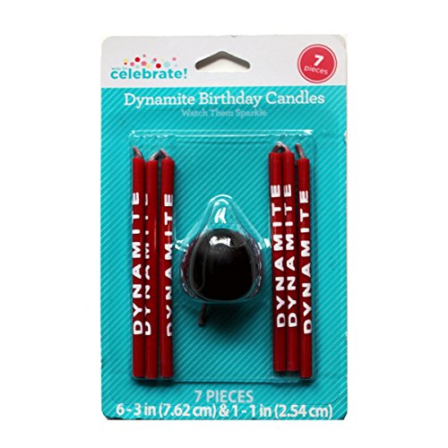 Way to Celebrate Kaboom & Dynamite Birthday Candles (7pc)