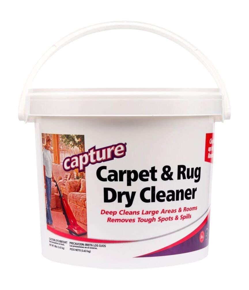 Capture Carpet & Rug Dry Cleaner (8 lb) Spot and Stain Remover (32 oz), Couch, Sofa Cleaner and Stain Remover - Bundle