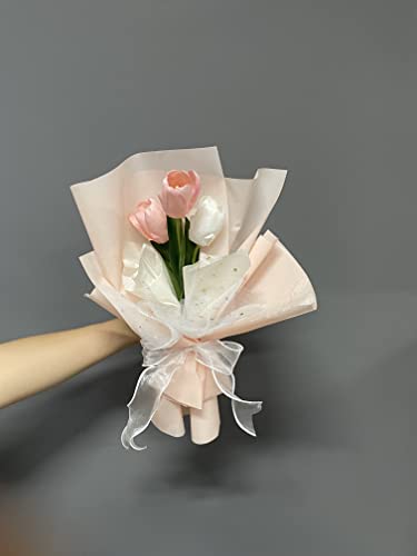 LWFyyds Waterproof Floral Wrapping Paper Flower Bouquet Gift Wrap Korean Florist Supplies - Gouache