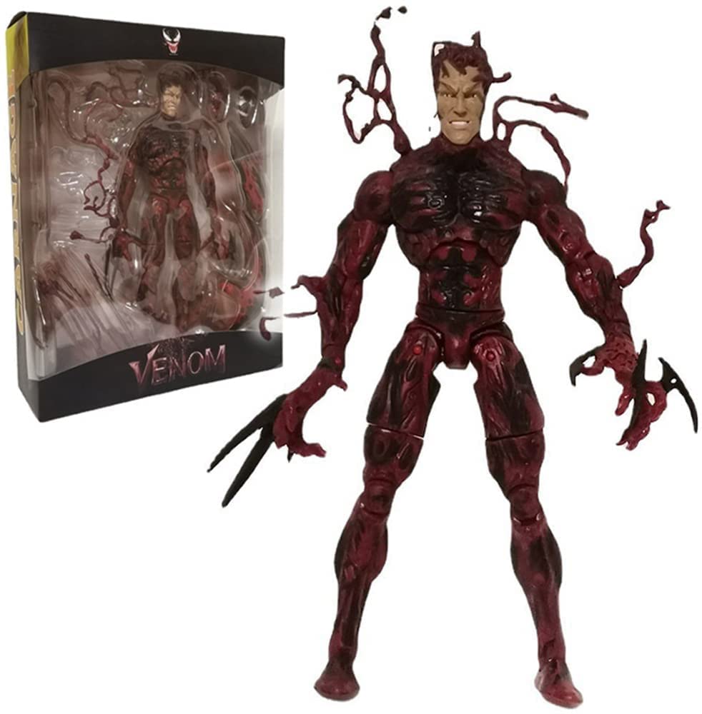 chengchuang Venom Legends Series - Venom Carnage Action Figure - Venom Carnage Figure - Venom Carnage Toy Collectible Figure, 7 Inch (Venom+Carnage)