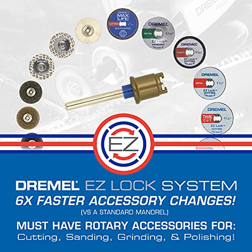Dremel EZ476 1 1/2-Inch EZ Lock Rotary Tool Cut-Off Wheels For Plastic - 5 pack