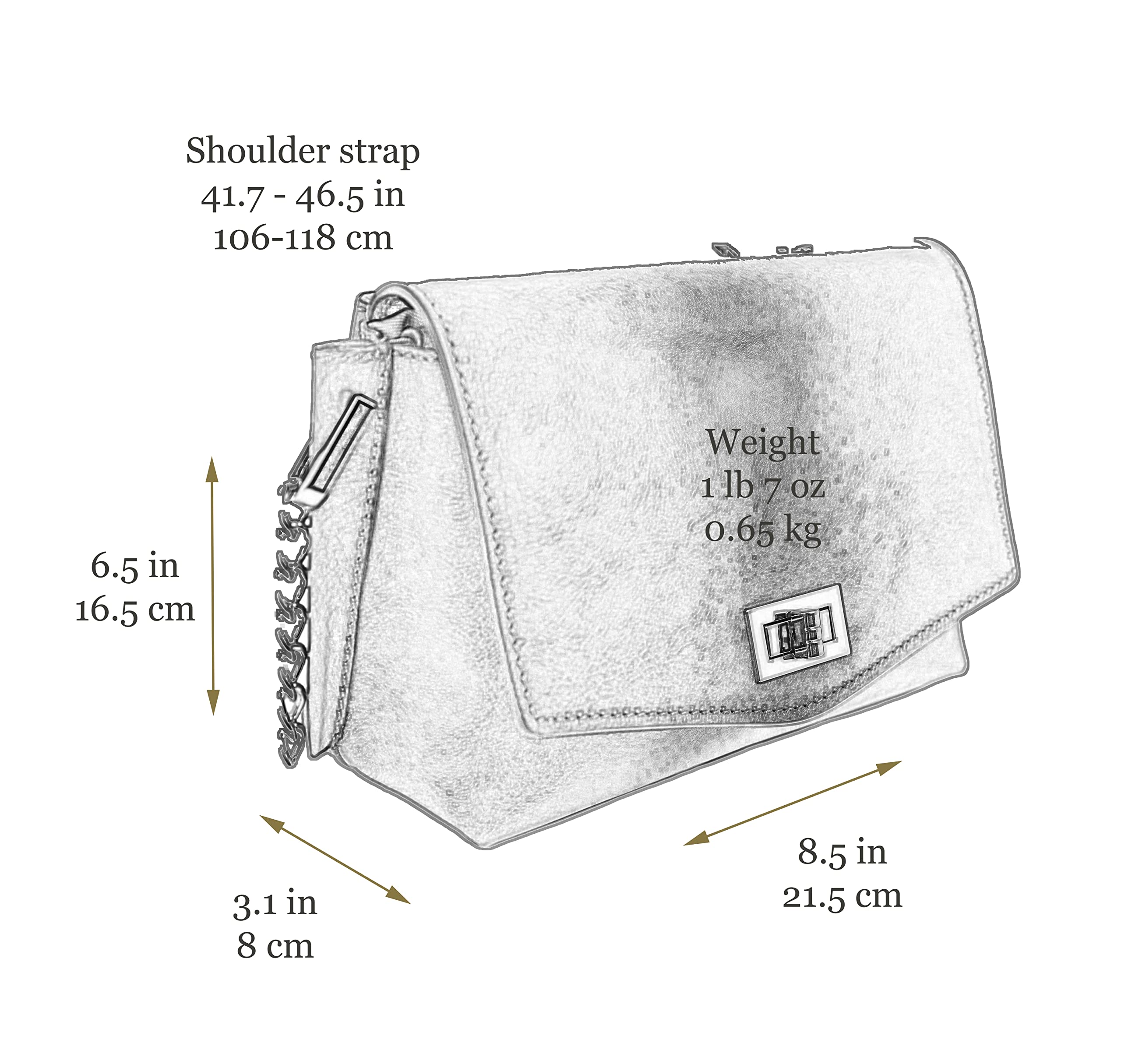 Time Resistance Leather Crossbody Bag for Women - Full Grain Leather Shoulder Bag - Stylish Messenger Bag Purse (Black)
