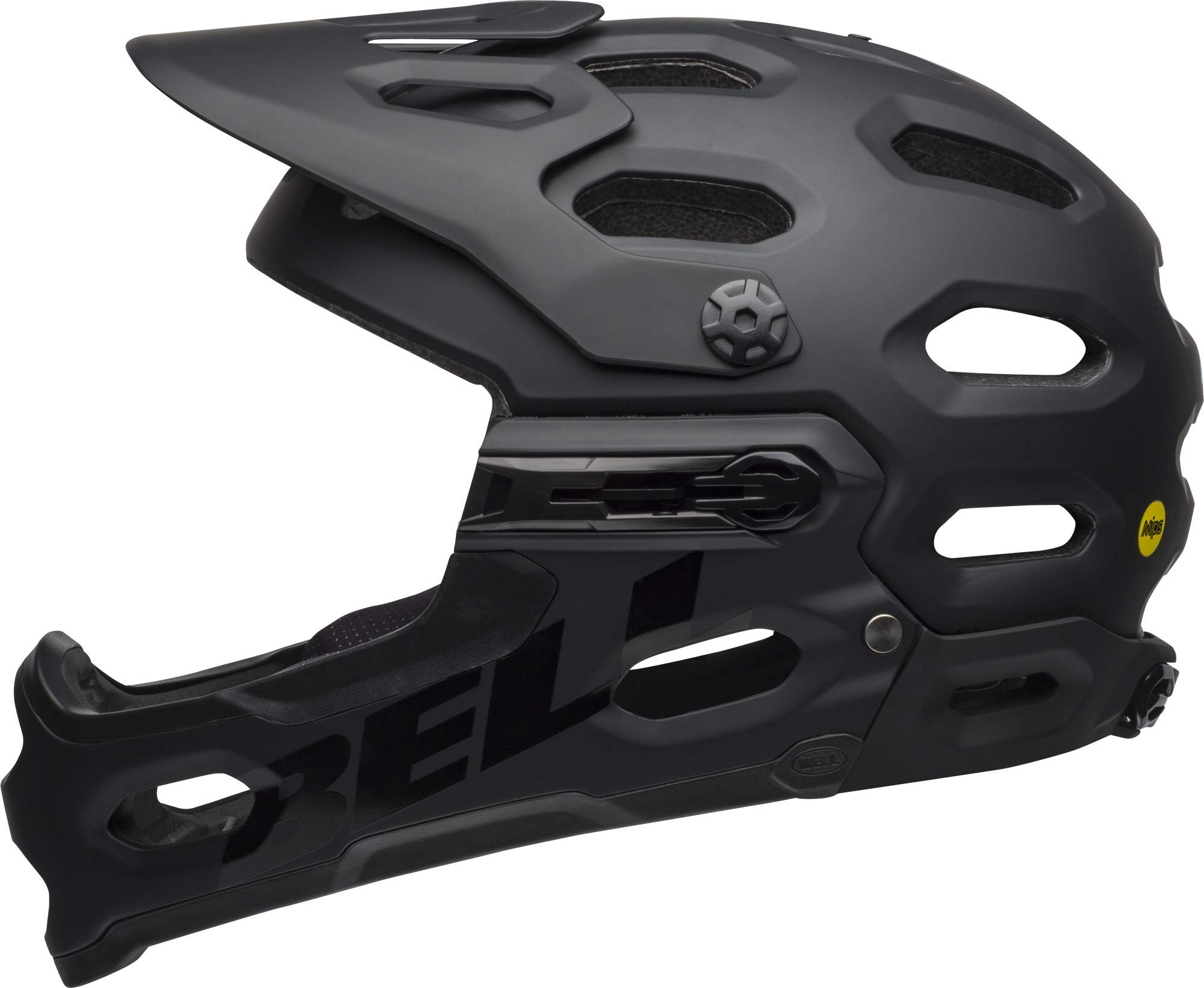 Bell Super 3R MIPS Adult Mountain Bike Helmet - Matte Black/Gray (2022), Large (58-62 cm)