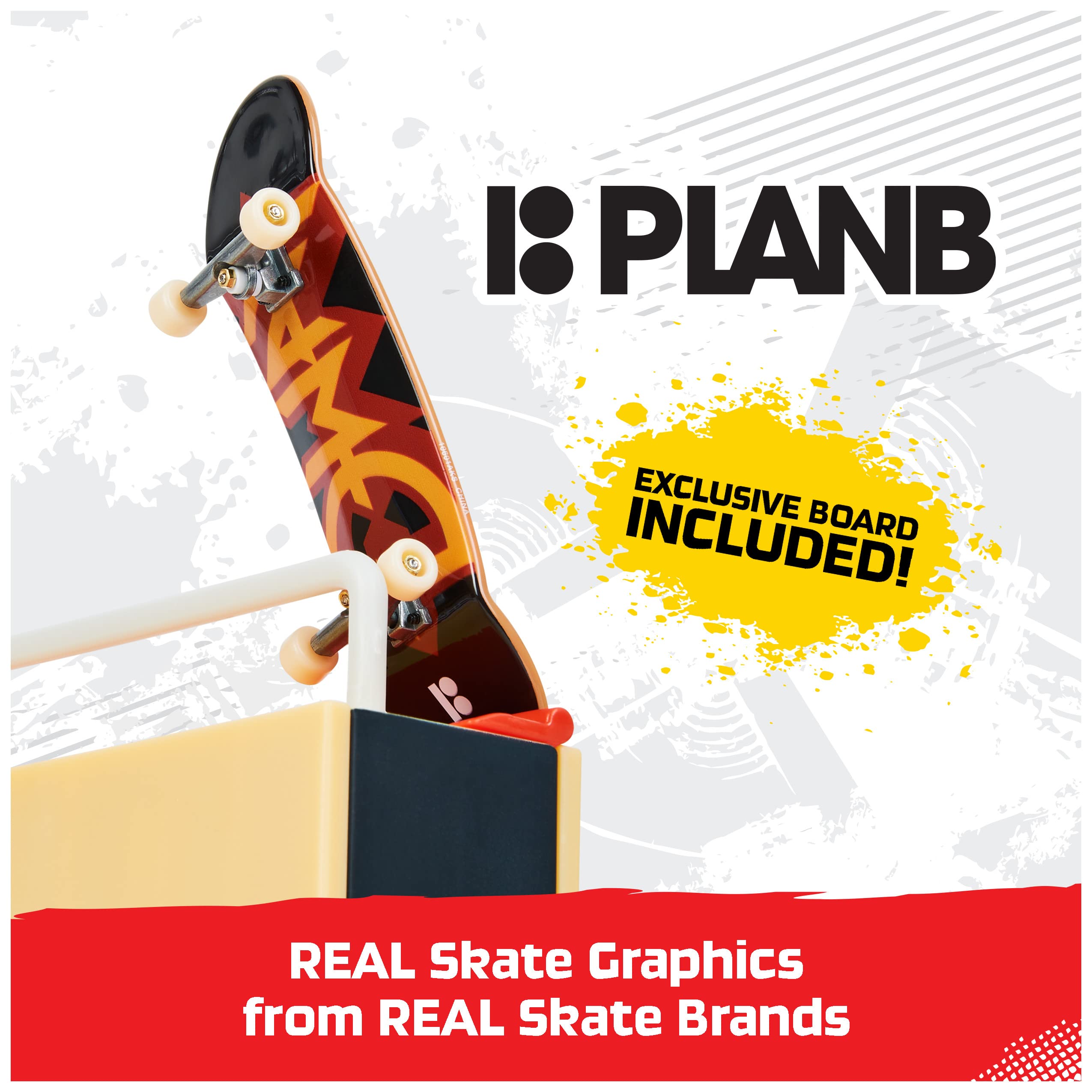 Tech Deck, Big Vert Wall X-Connect Park Creator, Customizable and Buildable Ramp Set with Exclusive Fingerboard, Kids Toy for Boys and Girls Ages 6 and up