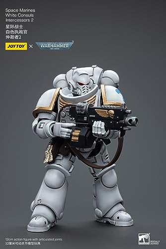 JoyToy Warhammer 40K: Space Marines White Consuls Intercessors 2 1:18 Scale Action Figure