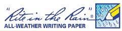 Rite in the Rain Weatherproof Side-Spiral Notebook, 4 5/8" x 7", Yellow Cover, CERT Field Operator's Guide Fog (No. 573)