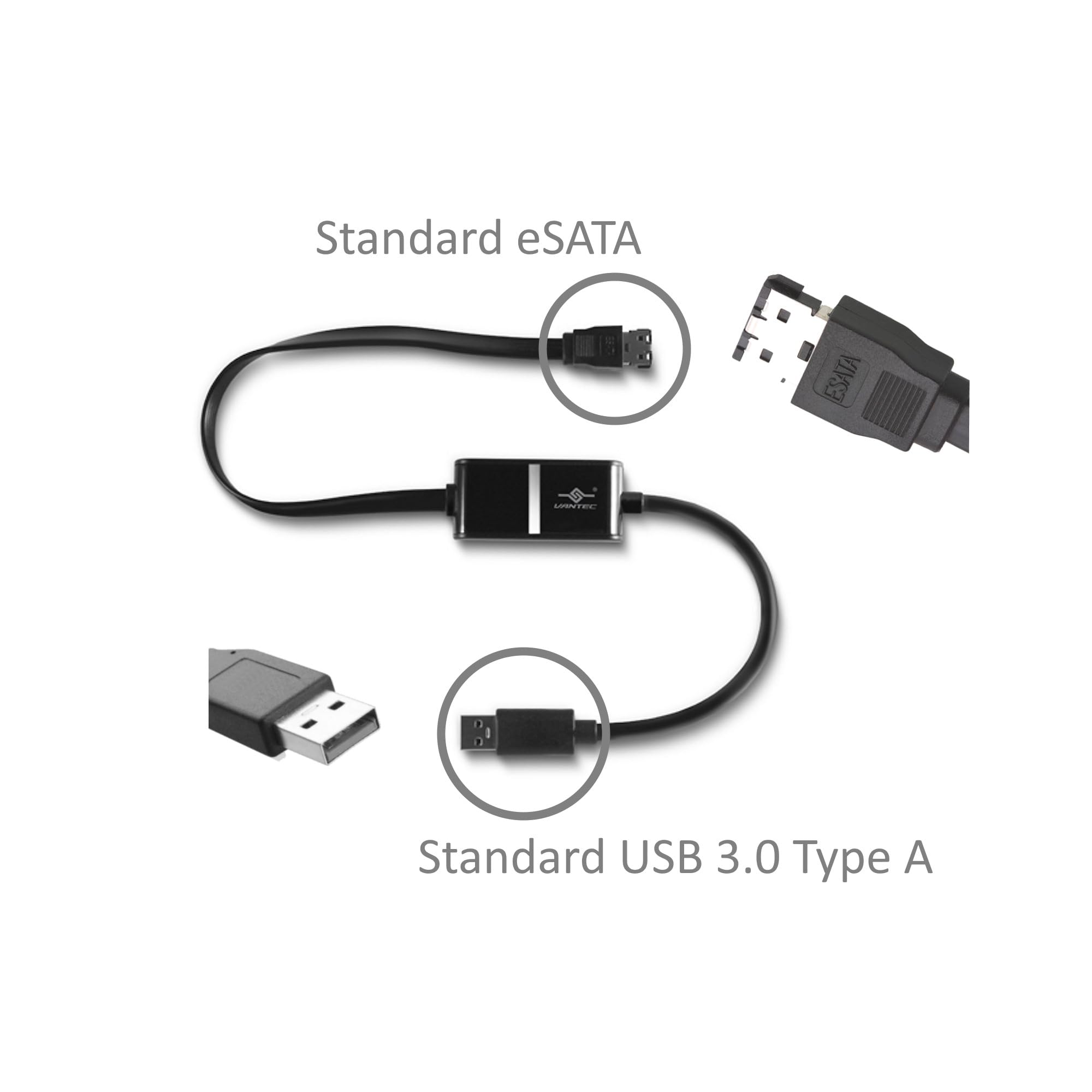 Vantec NexStar eSATA 6Gb/s to USB 3.0 Adapter (CB-ESATAU3-6)
