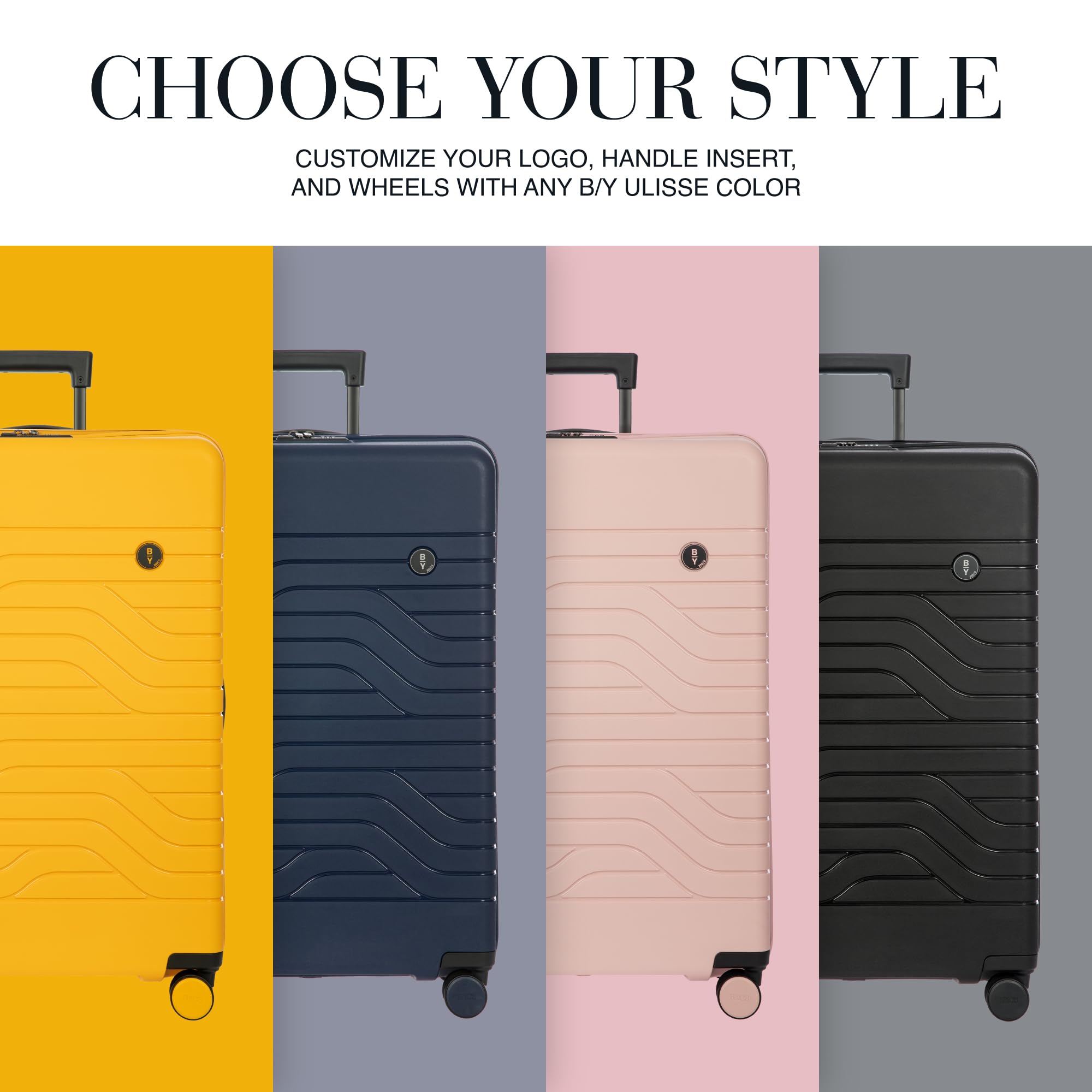 Bric's 28" Expandable Spinner Suitcase - Travel Luggage with TSA-Approved Lock and Hard Shell Exterior - B|Y Ulisse - Electric Blue