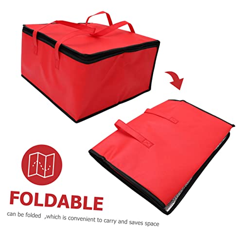KICHOUSE Delivery Warmer Bags 2pcs Insulation Bags Cake Decorating Shopping Bag Organizer Deco Outdoor Insulated Food Container Portable Cake Bag Takeout Thermal Insulation Bag Fold