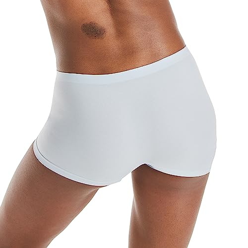 Hanes Women's Boyshorts Panties Pack, Seamless Underwear for Women, Comfort Flex Fit, Multipack