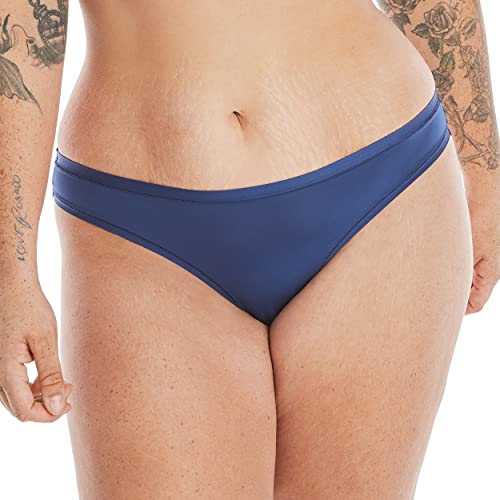 Hanes womens Comfort Flex Fit Microfiber Underwear, 6-pack Thong Panties, Assorted, XX-Large US