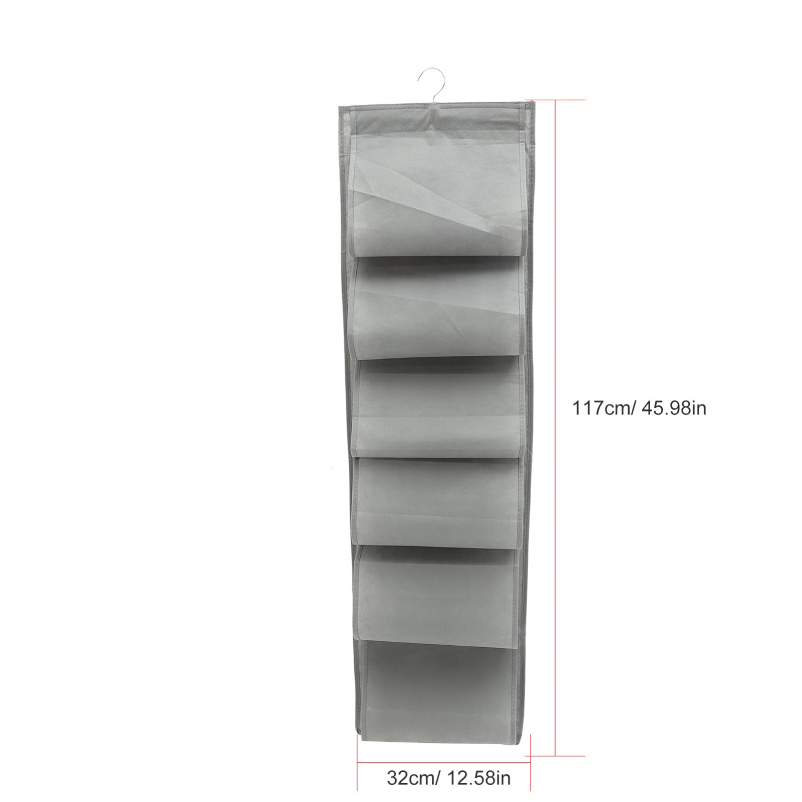 Cabilock Hanging Shoe Storage Bag Bra Hanging Pockets Organizer Organizer Hanging Wigs Rack Hanging Shoe Rack Sock Holder Good Travel Multi-Layer Wall Hanging Bag Non-Woven Fabric