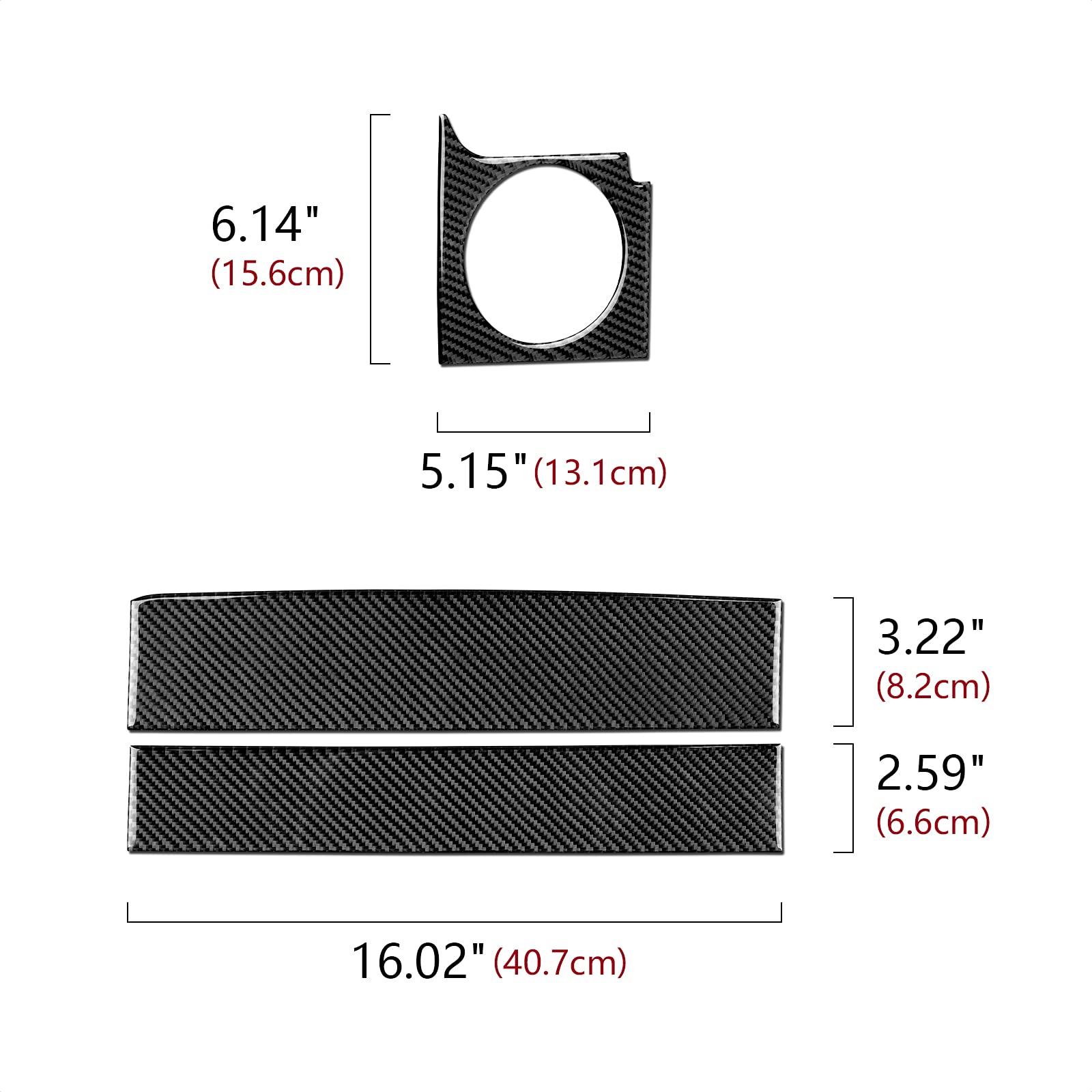 Car Copilot Air Vent Panel Sticker Decal Carbon Fiber Interior Trim Cover for Ford Mustang GT 2005 2006 2007 2008 2009 S197 Accessories