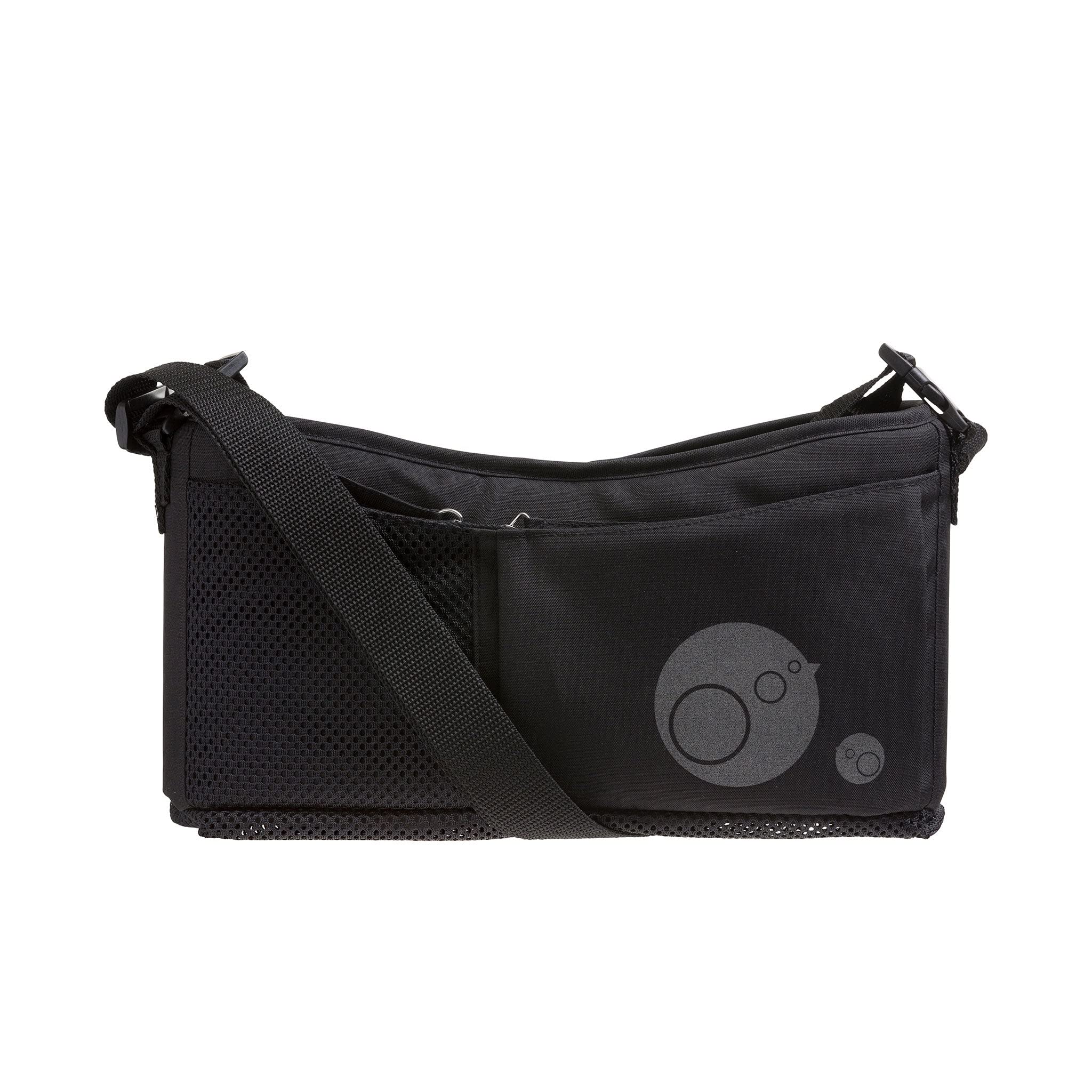 b.box Stroller Organizer I Color: Black I Attaches to Stroller Handle I Turns Into Handy Shoulder Bag I Easy Clean Surface