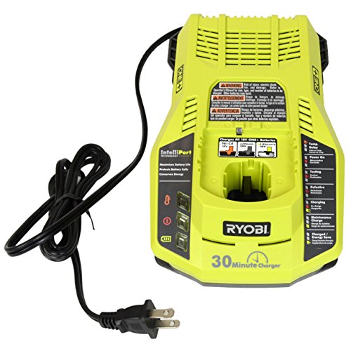 Ryobi (1) P117 18V Battery Charger & (1) P197 18V 4.0Ah Battery Pack