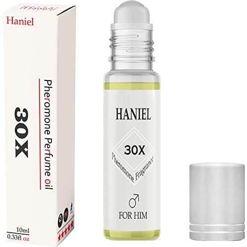 Haniel Roll on Aromatic Aquatic Perfume For Men Pheromone Attraction Formula, Pheromone Cologne for Men, Pheromones for Men, Feromonas Para Atraer Mujer, Amazing Scent Improve Charm