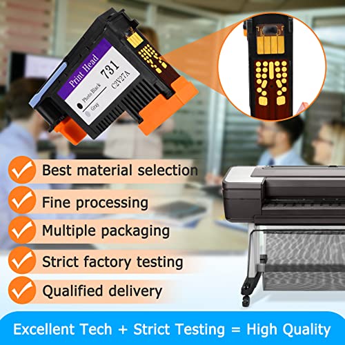 P2V27A (731) Printhead Compatible with HP DesignJet T 1700, HP DesignJet T 1700 Series, HP DesignJet T 1700 dr PS, HP DesignJet T 1700 PS, HP DesignJet T 1700 d, HP DesignJet T 1700 dr