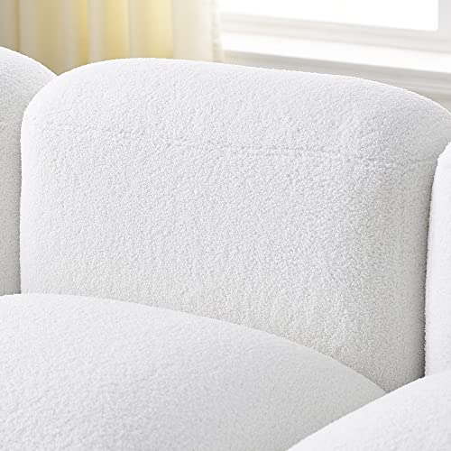 ERYE L-Shaped Modular Sectional Sofa Couch DIY Free Combination Modern Convertible Sofa&Couch w/3 Single Seats and Movable Ottoman for Living Room