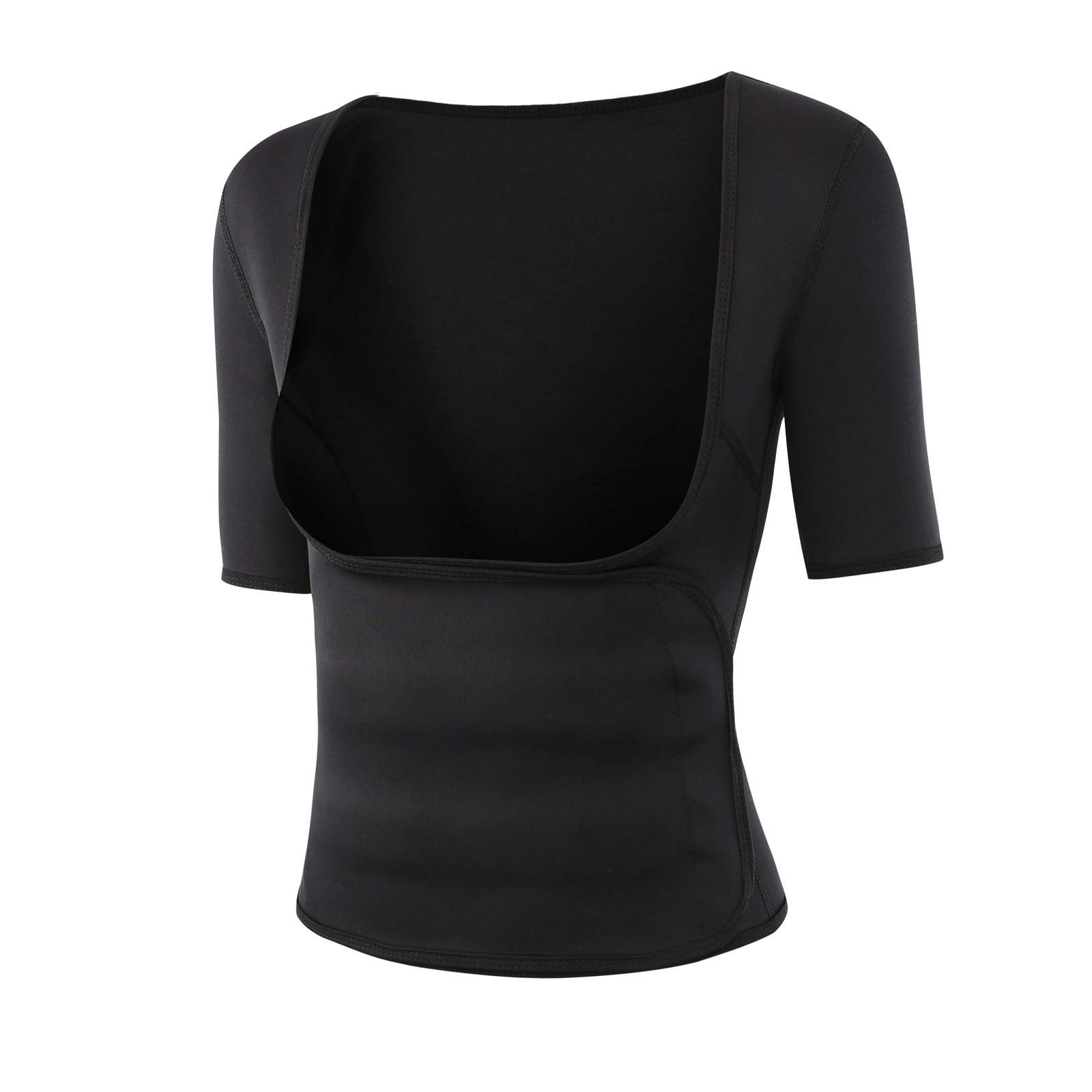 Women Waist Trainer Corset Trimmer Belt Sweat Suit Body Slimming Sports Girdle Shaper Adjustable Workout Tops