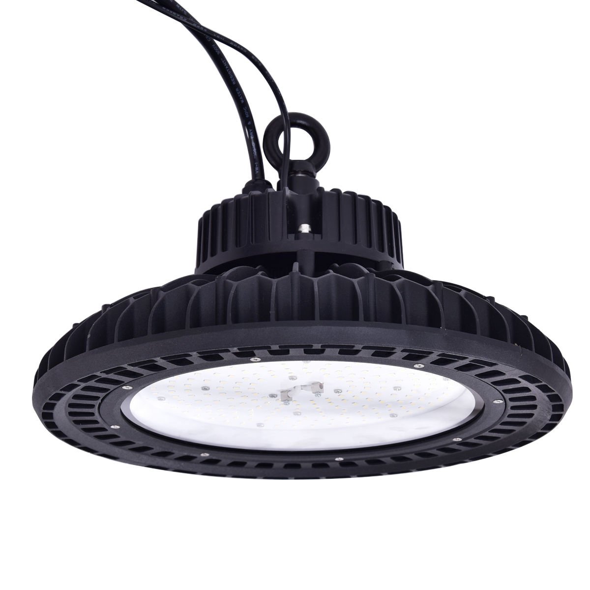 Goplus 150W LED High Bay Light, 22500LM 5000K Bright Daylight for Warehouse Factory Garage, UL Listed IP65 Waterproof UFO High Bay Shop Lights, AC100-277V (100, Watts)
