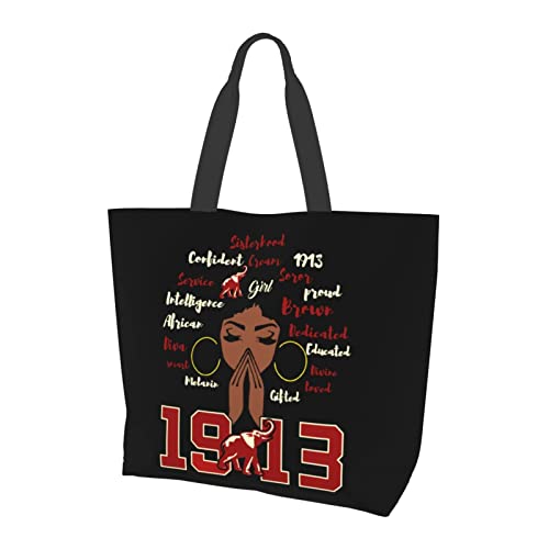 Mayurit elephant logo1913 Sorority Tote Bag Aesthetic Vintage Designer Handbags for Women Shopping Bags with Travel Grocery Shopping