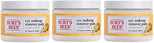 Burt's Bees Eye Makeup Remover Pads,35 Count (Pack of 3)
