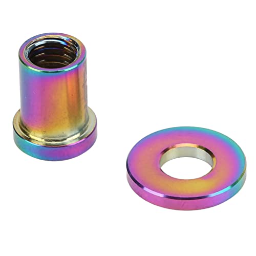 C Brake Pivot Nut, Rust Protection Small C Brake Caliper Nuts for Road Bike(Colorful)