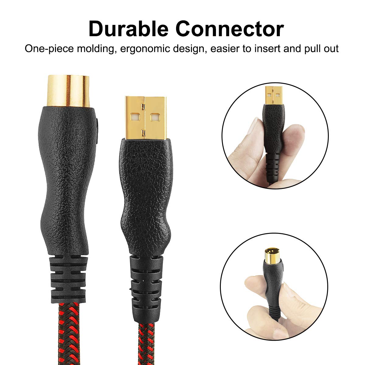 Cable for EBXYA 36 LED Par Lights, Disco Light Cable, RGB Party Light Cable
