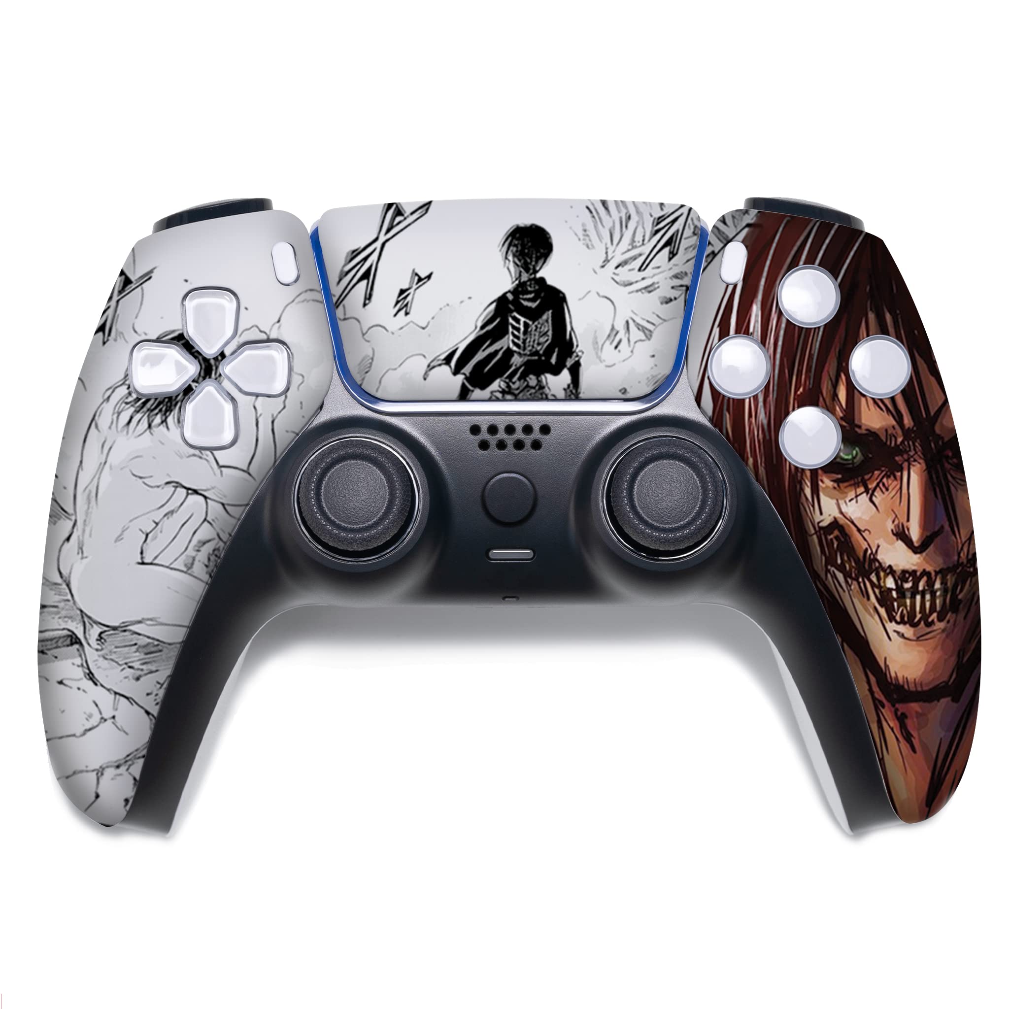 Corrupted Voyager Fortnight Custom PS-5 Controller Wireless compatible with Play-Station 5 Console by BCB Controllers | Proudly Customized in USA with Permanent HYDRO-DIP Printing (NOT JUST A SKIN)