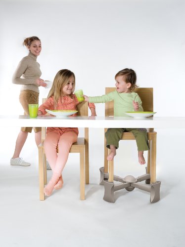 KABOOST Booster Seat for Dining Table, Natural β Goes Under The Chair β Portable Chair Booster for Toddlers and Grown Ups