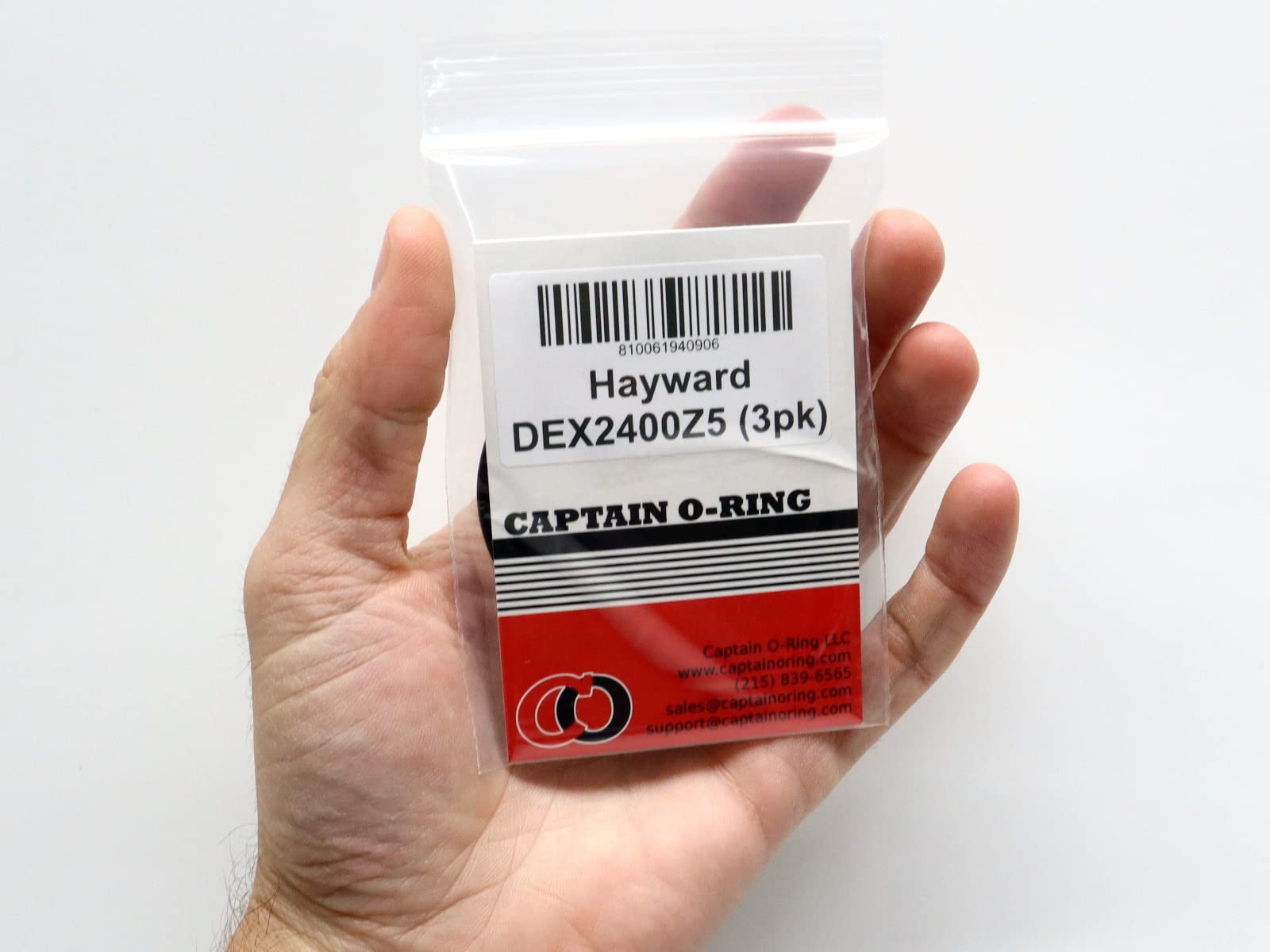 Captain O-Ring β Replacement DEX2400Z5 O-Ring for Hayward Outlet Elbow for Micro-Clear, Pro-Grid DE Filters and Swim-Clear, HCF Cartridge Filters (3 Pack)