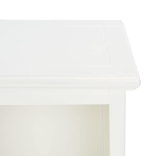 SAFAVIEH Home Collection Maralah White 5-Shelf Bookcase (Fully Assembled)