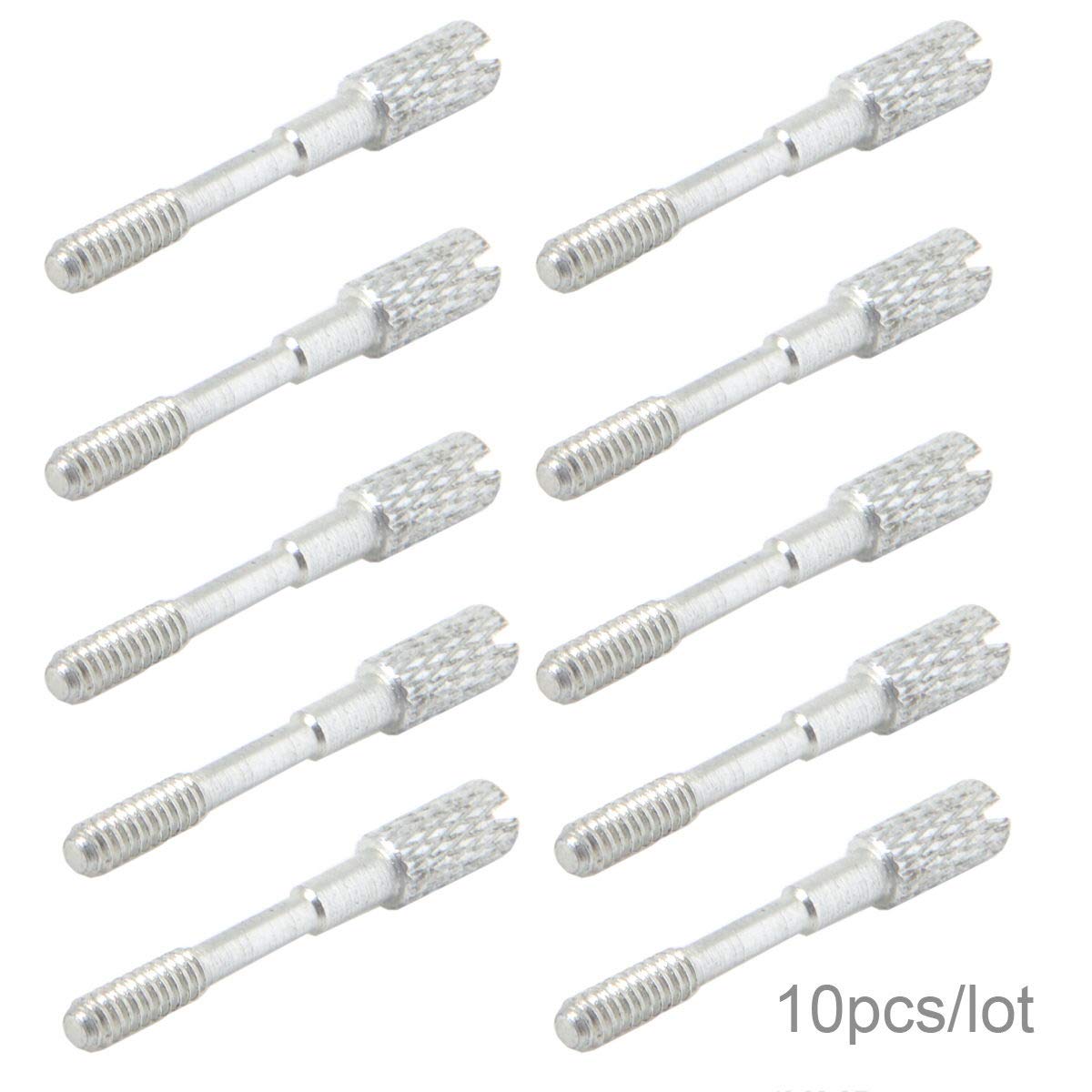 Cablecc 10pcs/lot Thumb Screws #4-40 UNC 25mm Length Stainless Steel for Computer Cable
