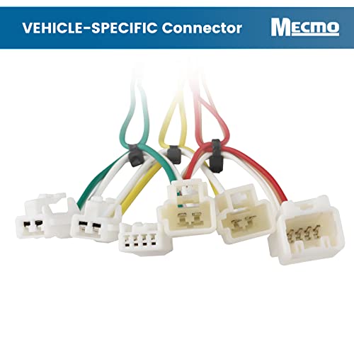 MECMO 4 Way Flat Trailer Wiring Harness for 2011-2014 Toyota Sienna & 2011-2020 Sienna SE, 56106 T-Connector, Plug-in Simple Vehicle-Side 4-Pole Flat Trailer Hitch Wiring